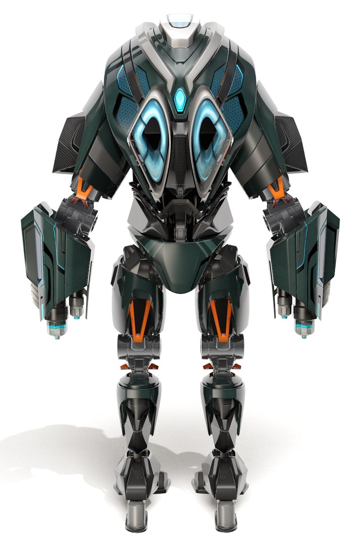 robot bot t 3d model