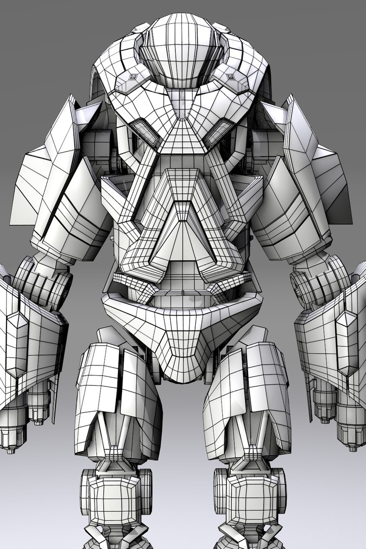 robot bot t 3d model