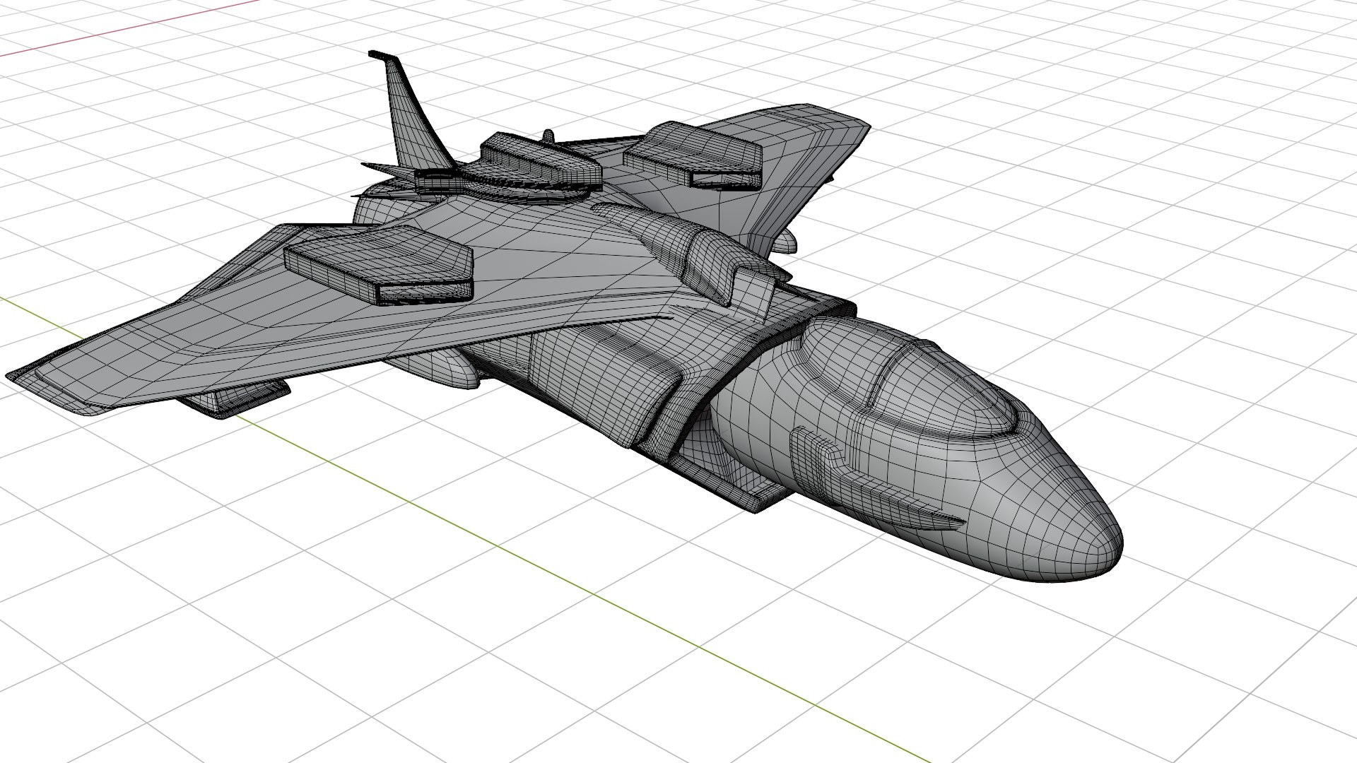 3D fighter jet futuristic - TurboSquid 2167510