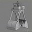 Excavator Grab 1 3d Model