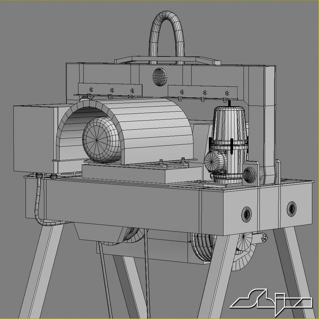 Excavator Grab 1 3d Model