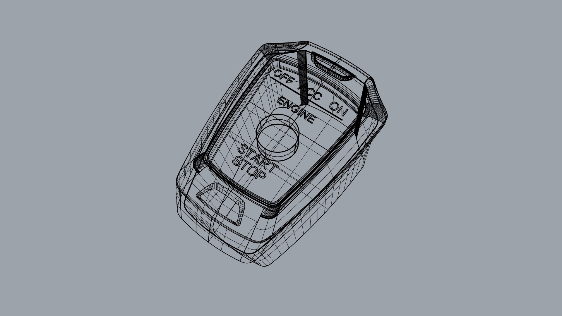 3D CAR START BUTTON Model - TurboSquid 2163103