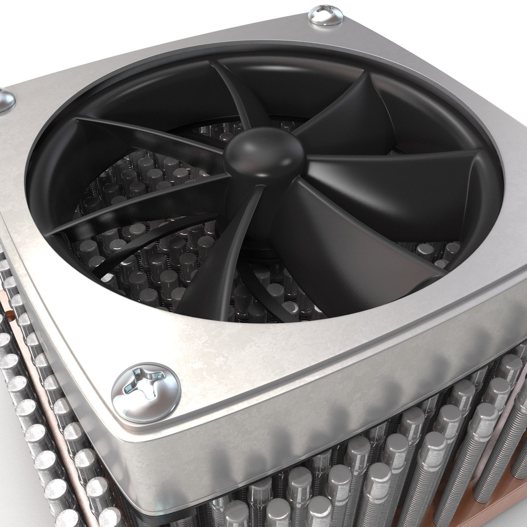 3d Heatsink Fan Model