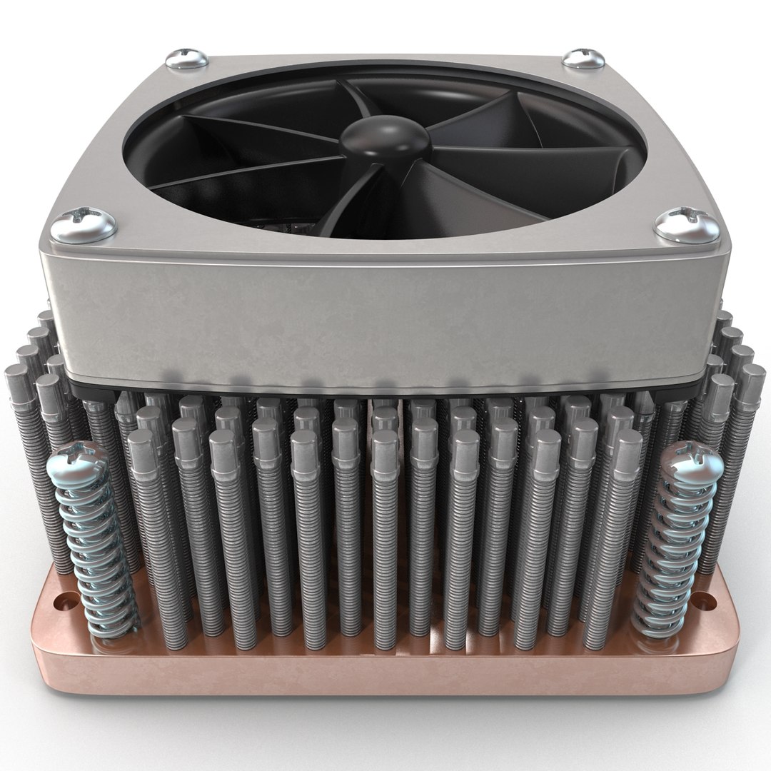 3d Heatsink Fan Model