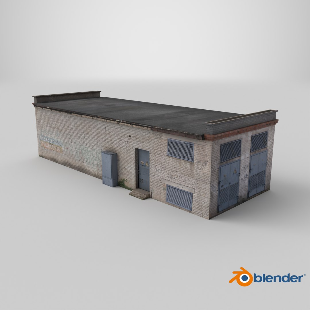 Building Transformer Station Pbr 3D Model - TurboSquid 1313697