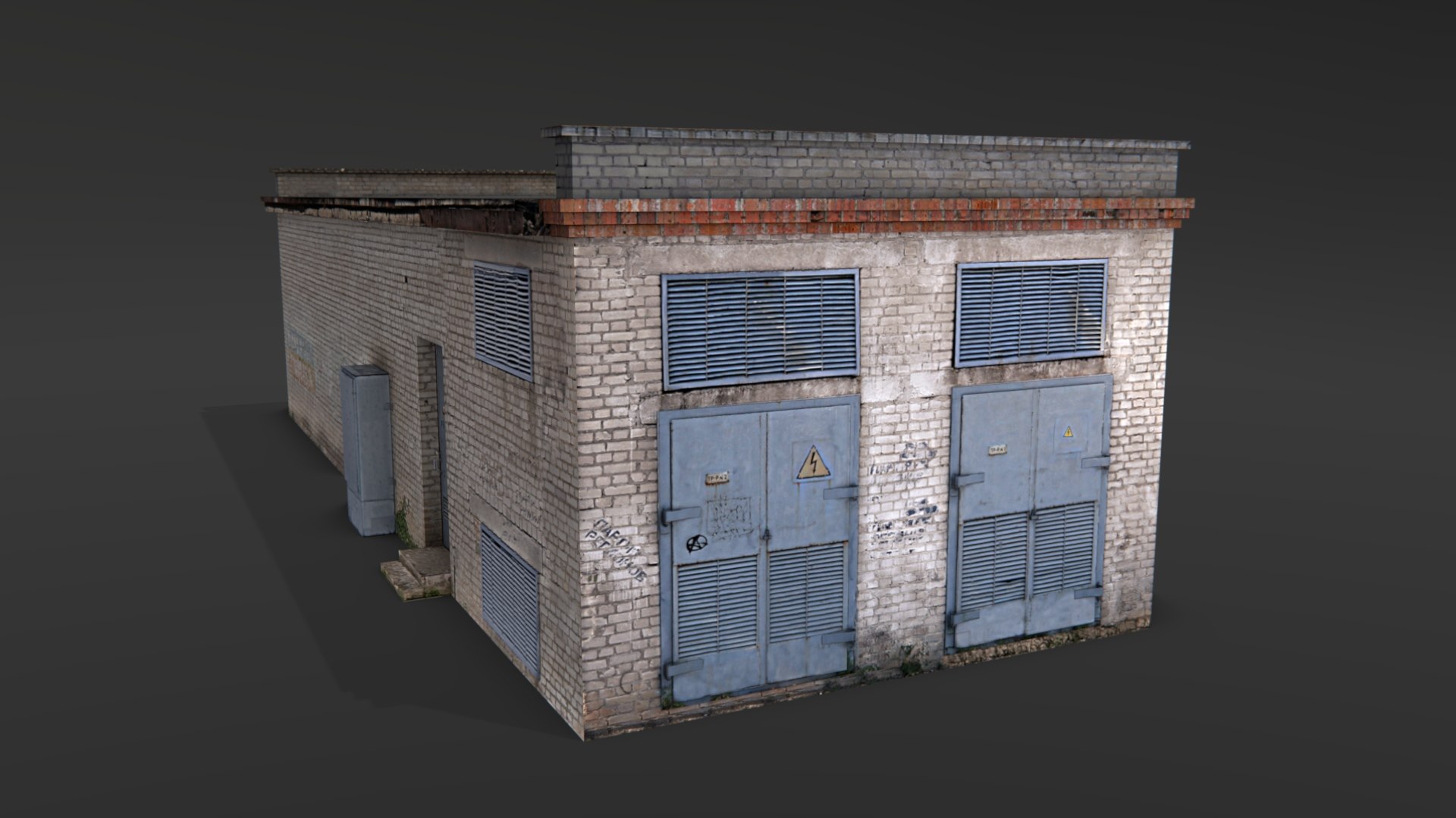 Building transformer station pbr 3D model - TurboSquid 1313697