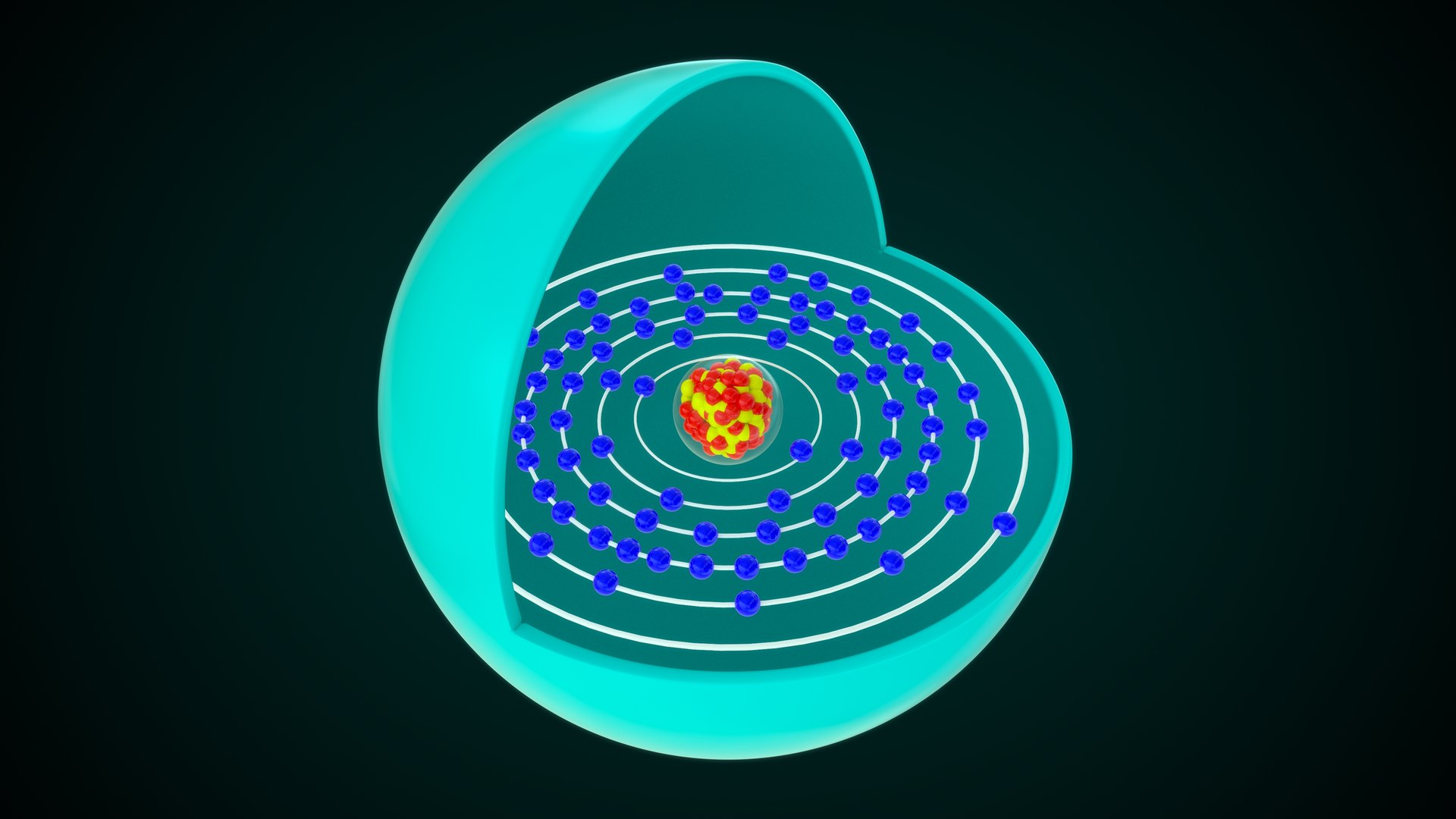 3D Mercury Chemical Element Model - TurboSquid 2138506