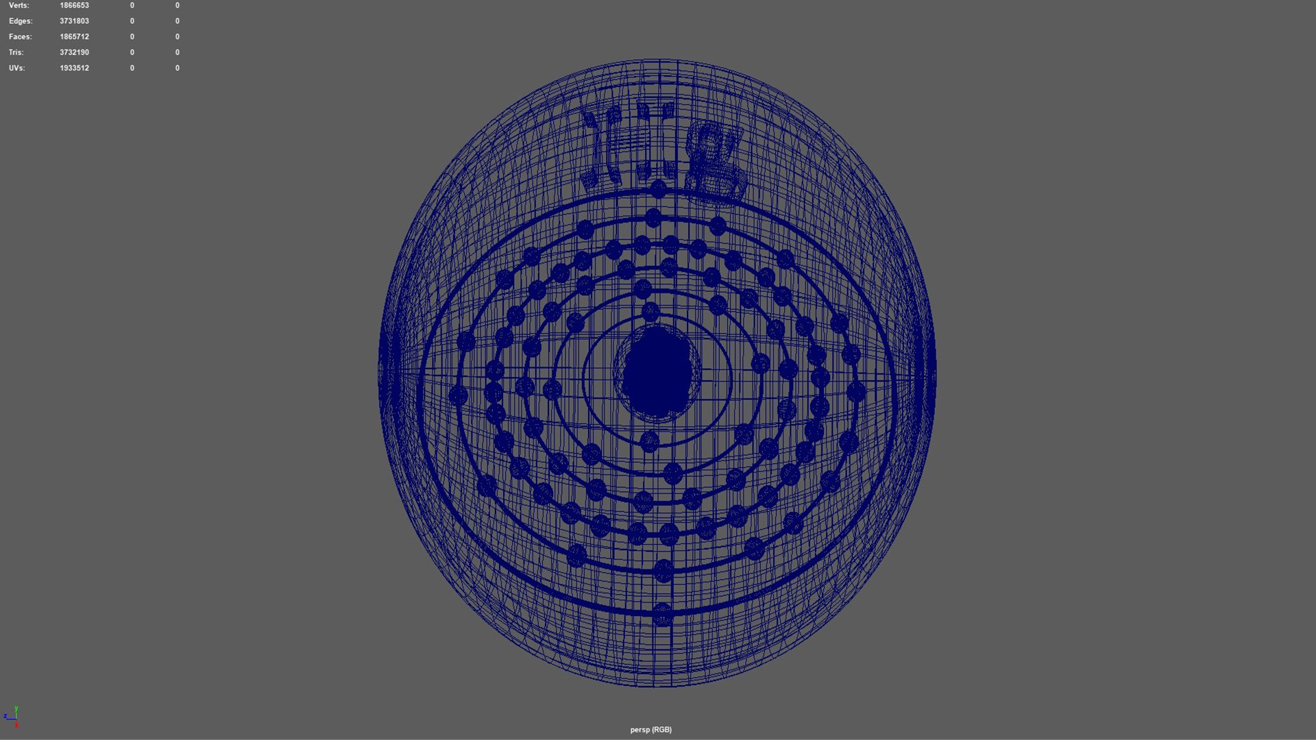 3D Mercury Chemical Element Model - TurboSquid 2138506