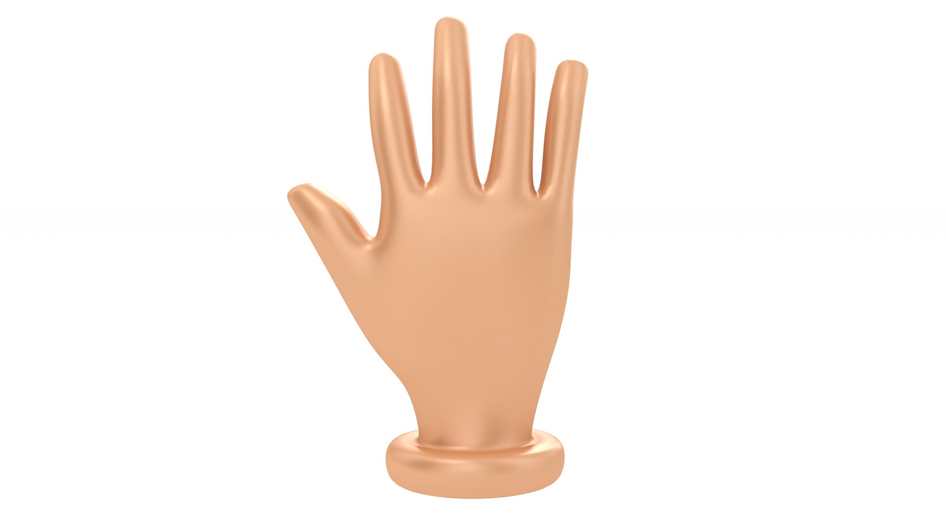 Cartoon Human Hand 3D Model - TurboSquid 1904383