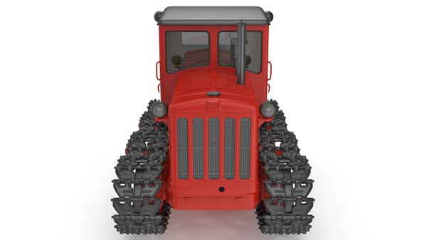 Soviet crawler tractor dt54 3D model - TurboSquid 1575800