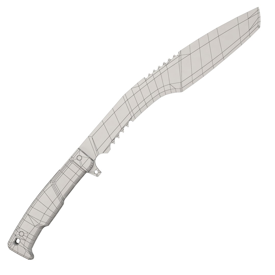 Machete KH Kukri Pandas Model - TurboSquid 1786545