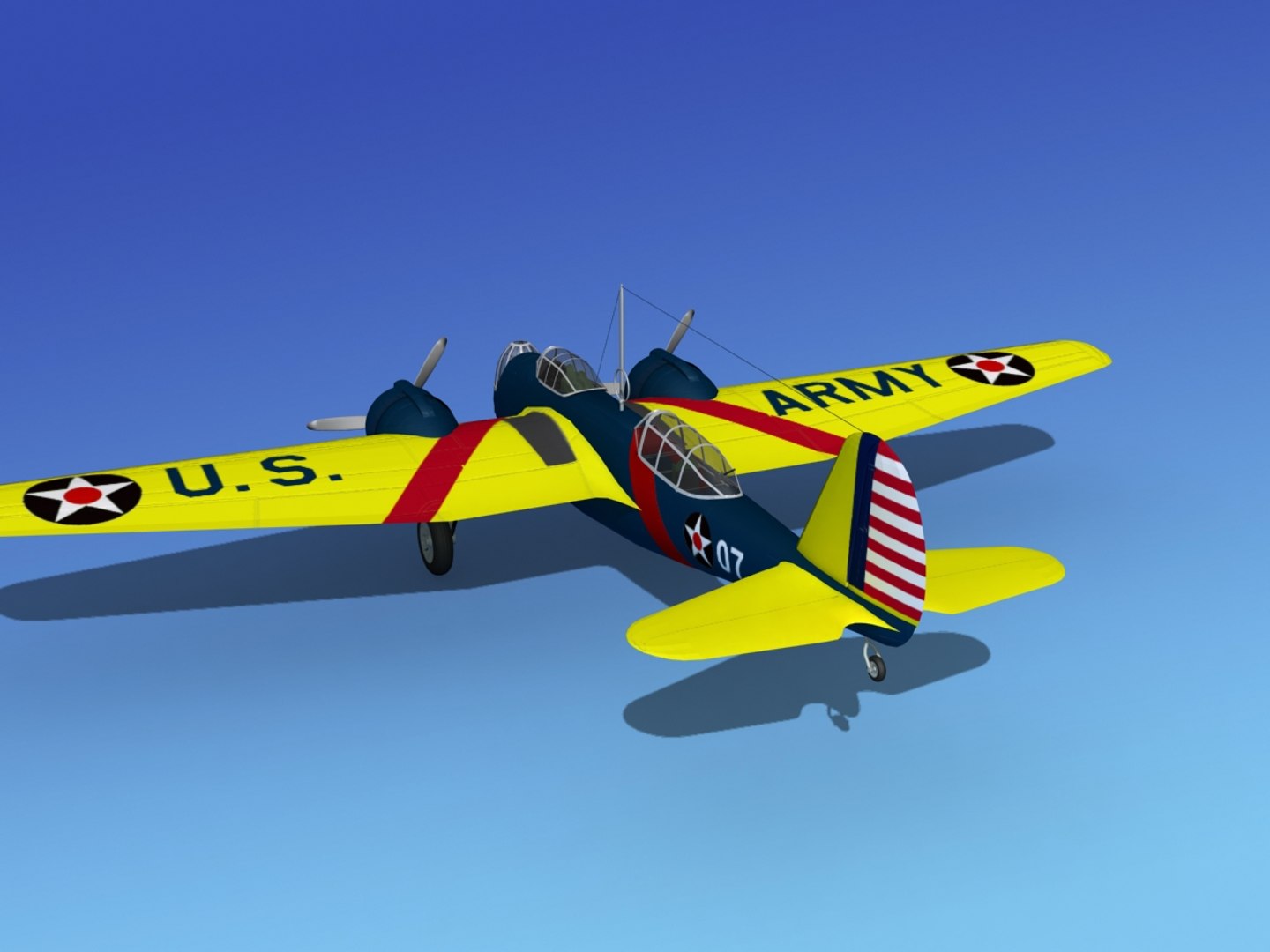 3d Propellers Martin B-10 Bomber