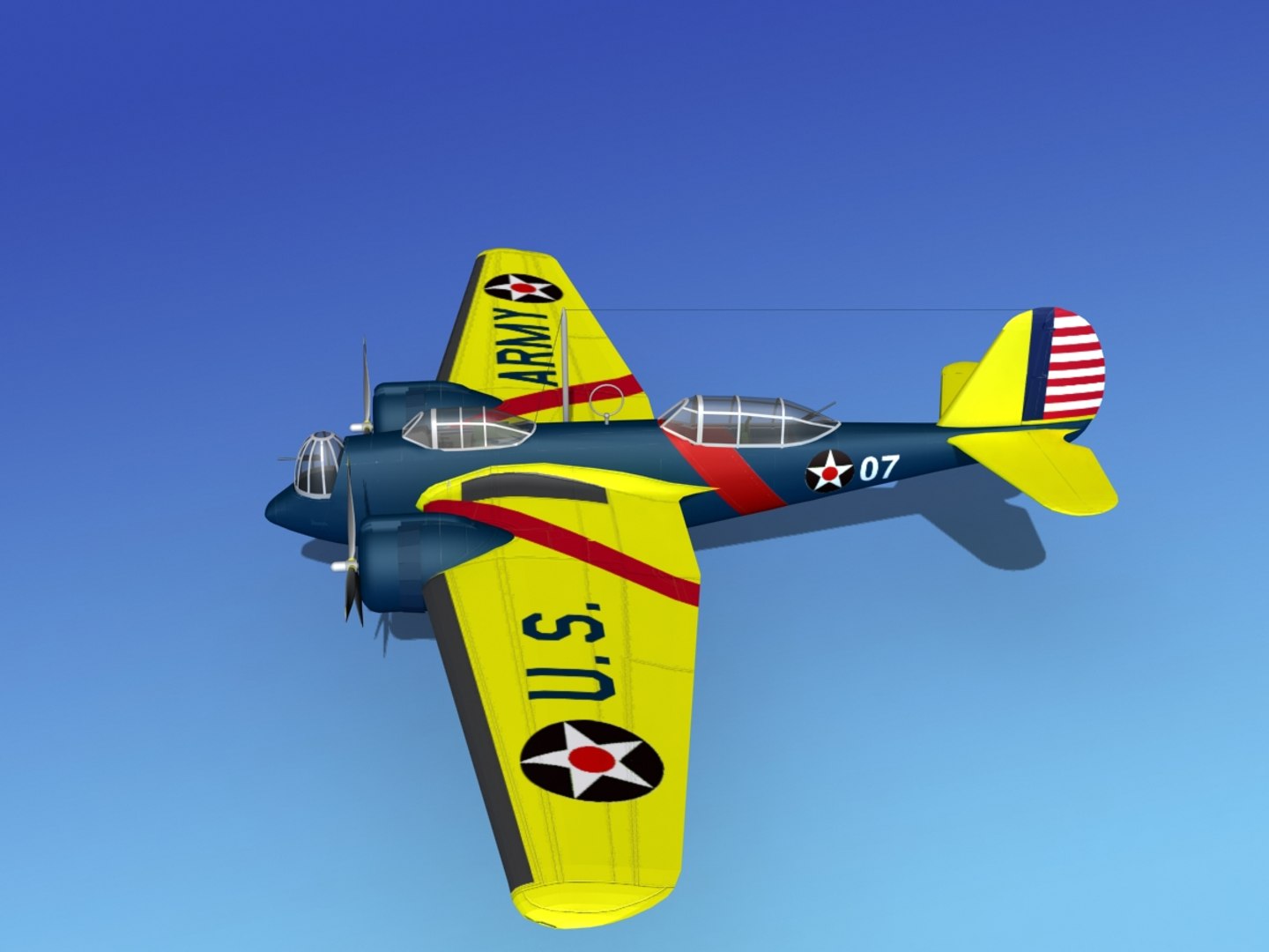 3d Propellers Martin B-10 Bomber