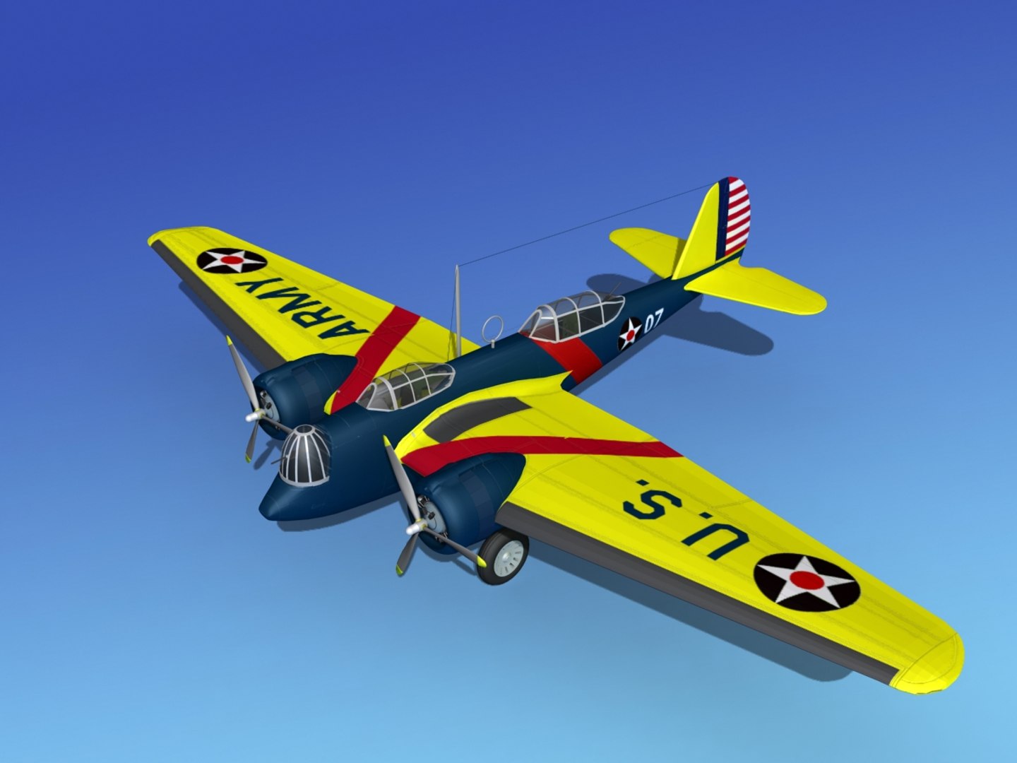 3d Propellers Martin B-10 Bomber