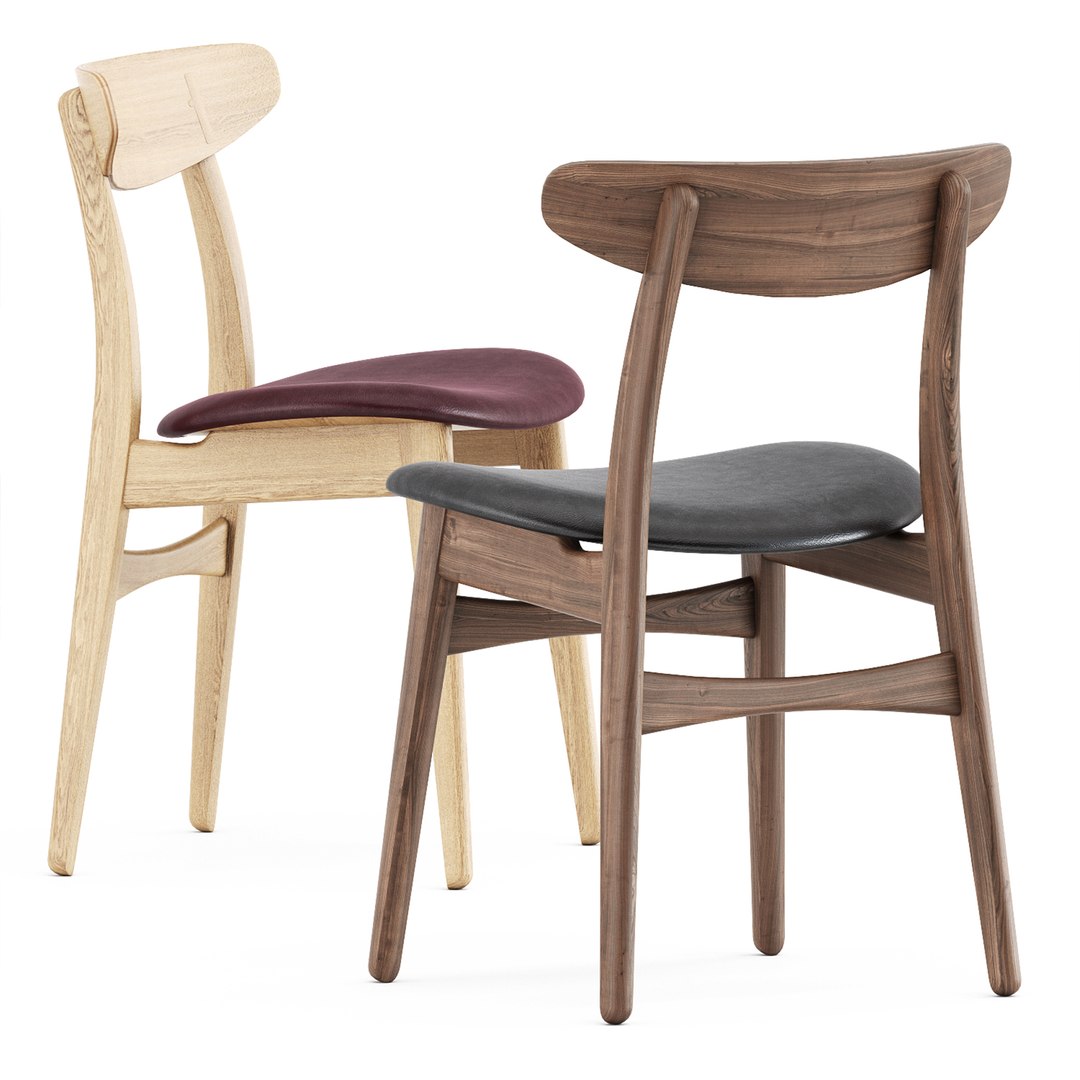 3D Model CH327 Dining Table And CH30P Chair - TurboSquid 1797446