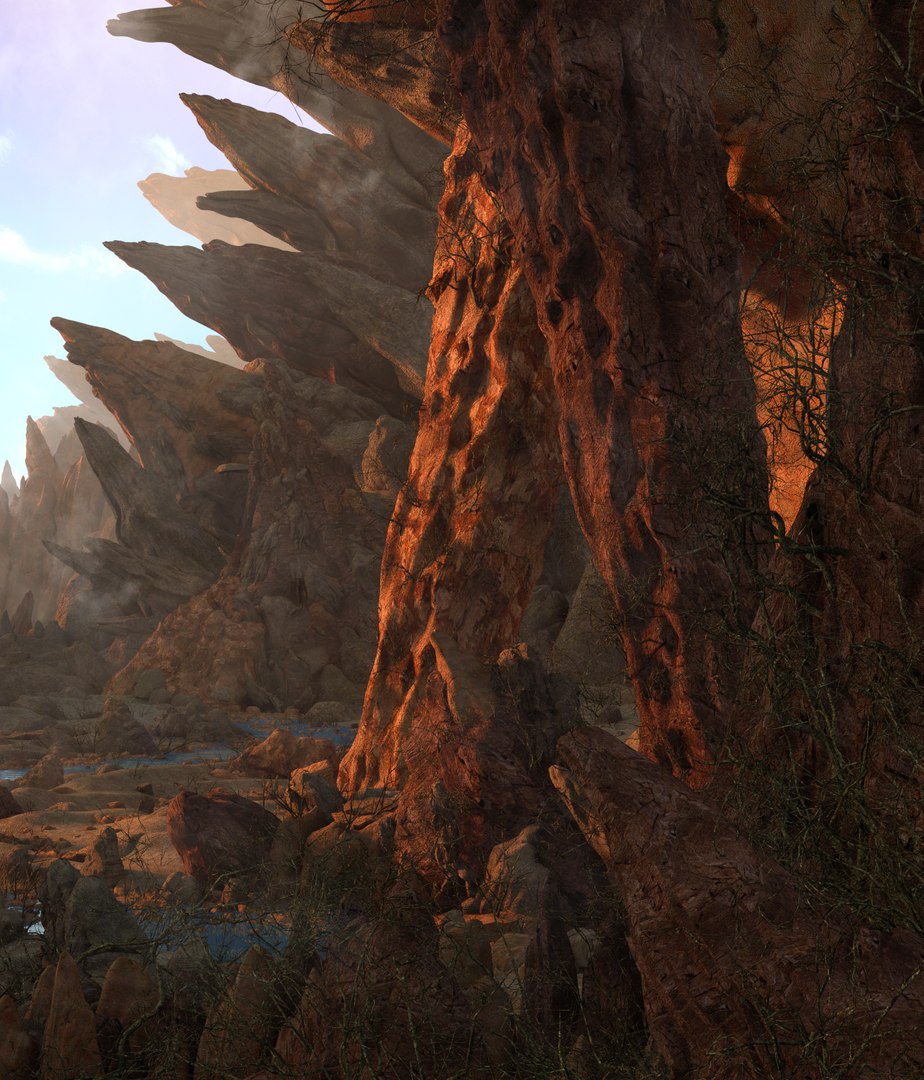 Fantasy Cabin Cave Environment 3D Model - TurboSquid 2159026
