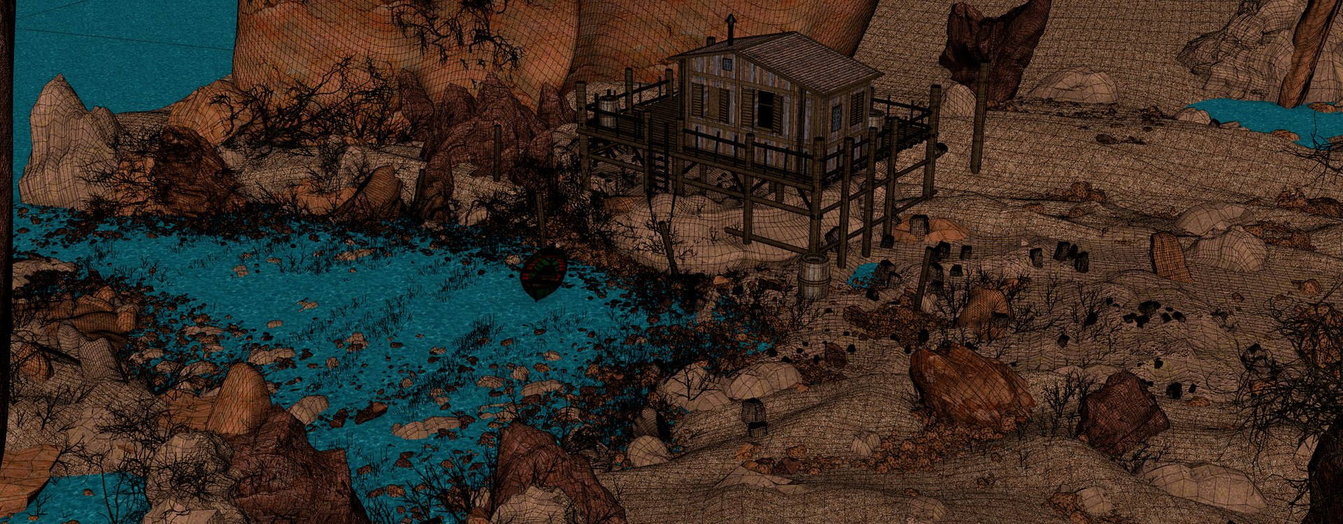 Fantasy Cabin Cave Environment 3D Model - TurboSquid 2159026