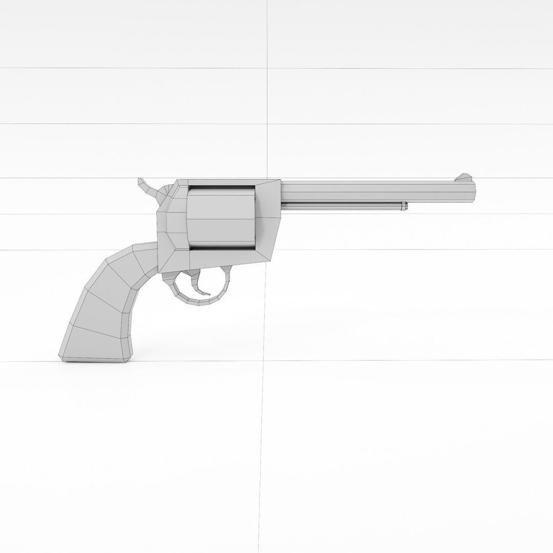 Colt Single Action Army Revolver 3D Model - TurboSquid 1992396