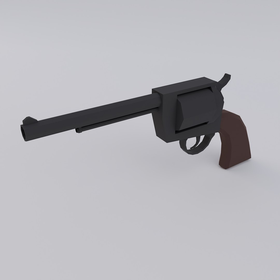 Colt Single Action Army Revolver 3D Model - TurboSquid 1992396