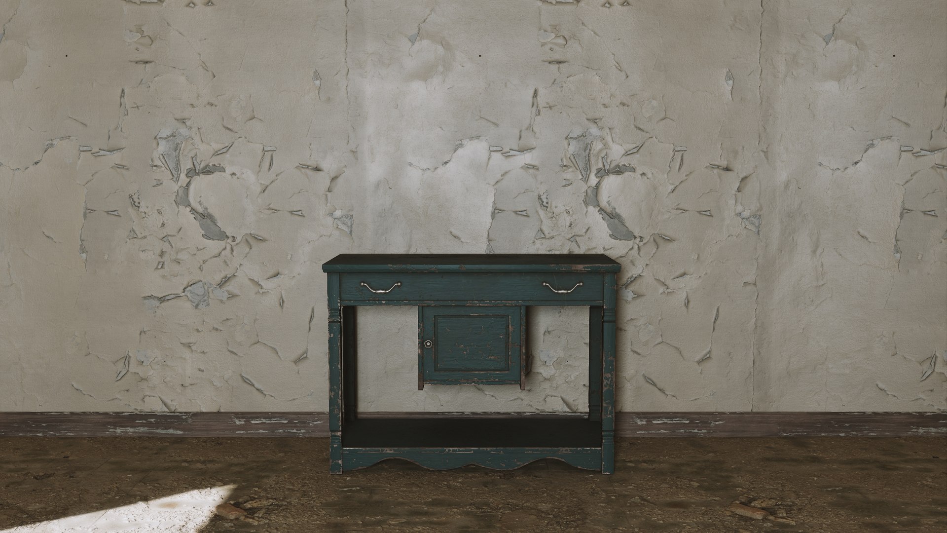 Free Old Rustic Stand Model - TurboSquid 1937956