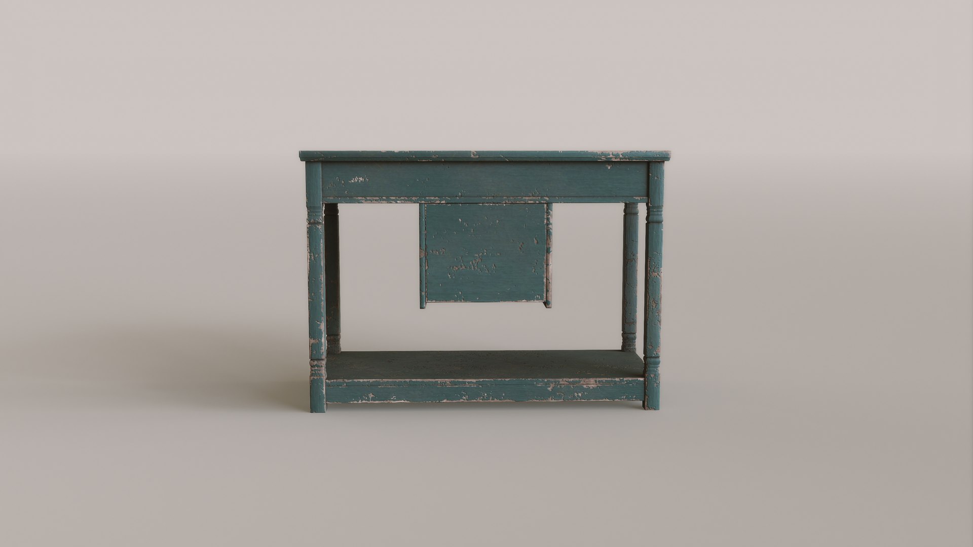 Free Old Rustic Stand Model - TurboSquid 1937956
