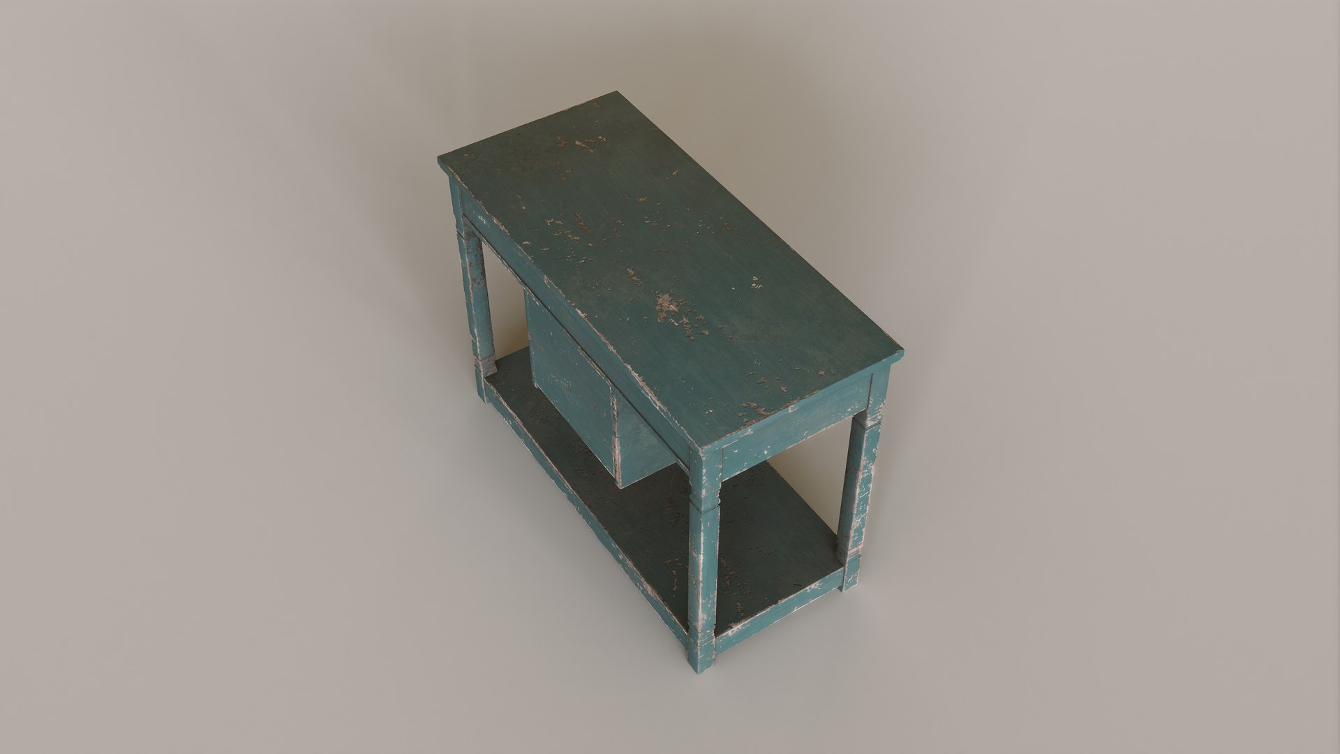 Free Old Rustic Stand Model - TurboSquid 1937956