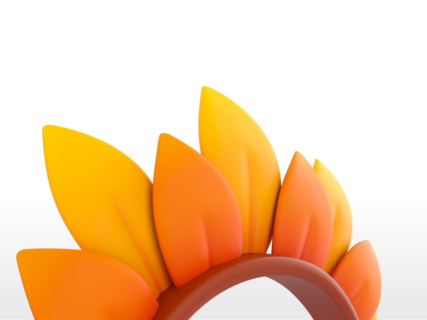 3D Headband024 Leaf Headband model - TurboSquid 2160307