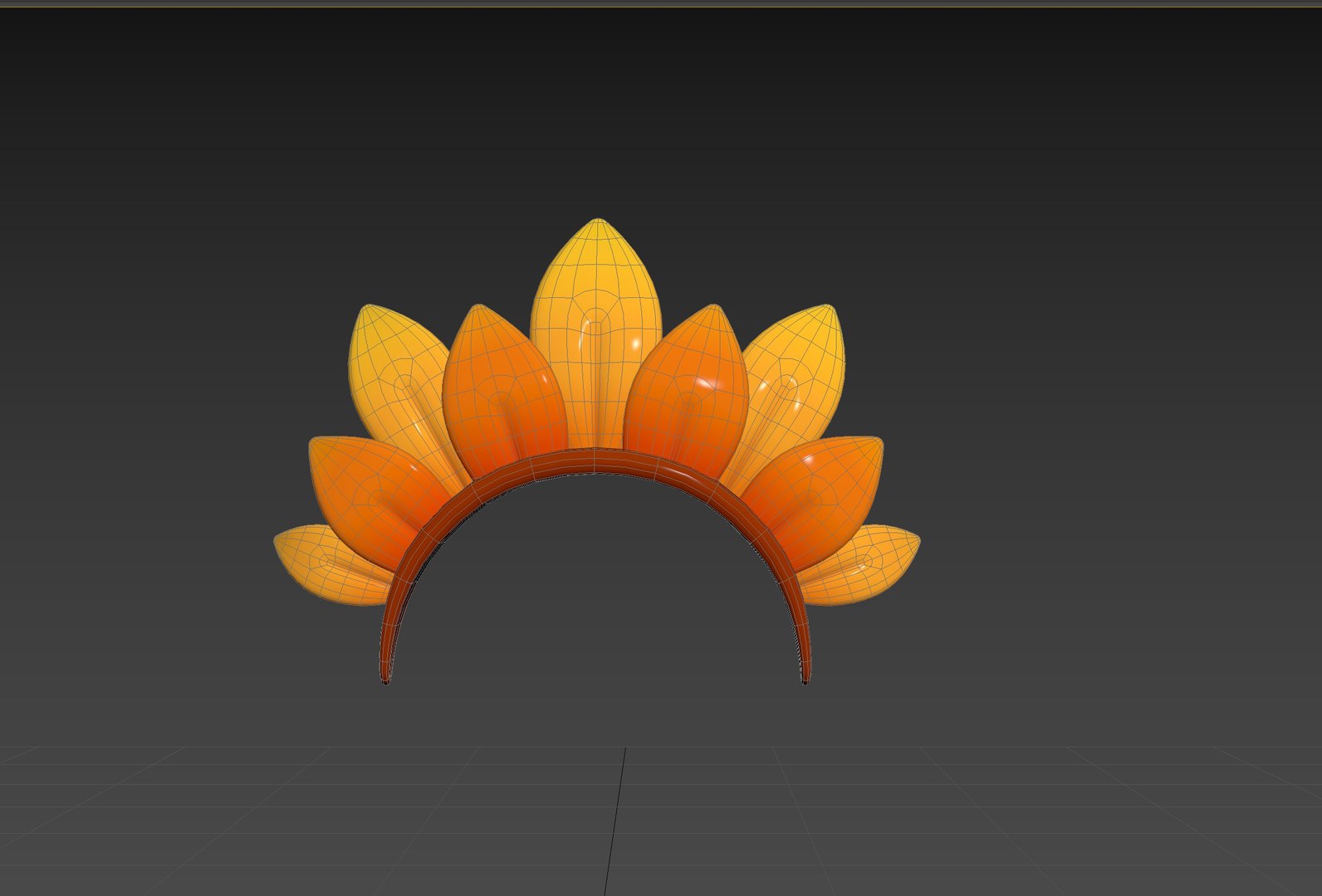 3D Headband024 Leaf Headband model - TurboSquid 2160307