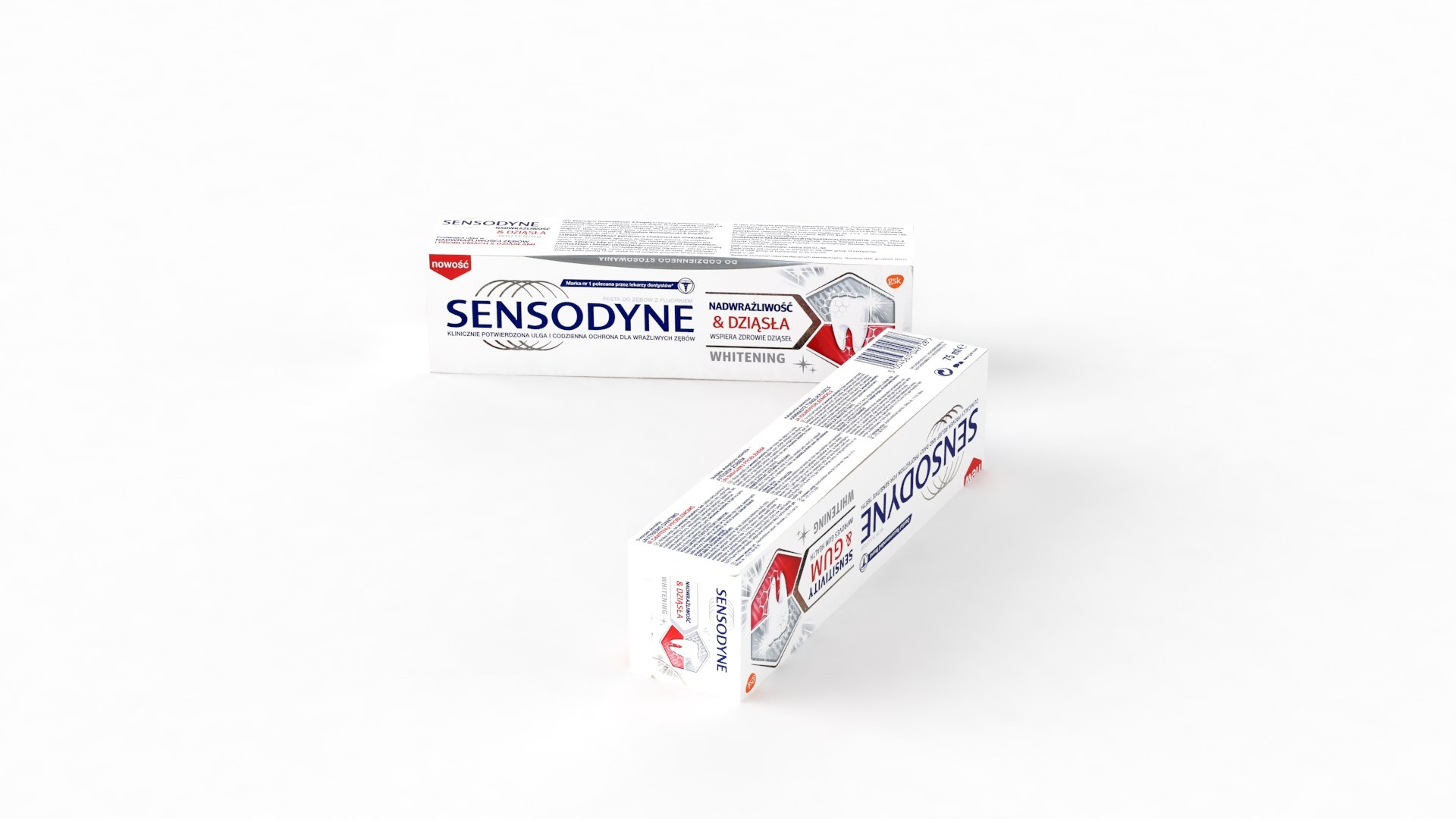 3D model Sensodyne Sensitivity and Gum Toothpaste Box 75ml 2021 ...