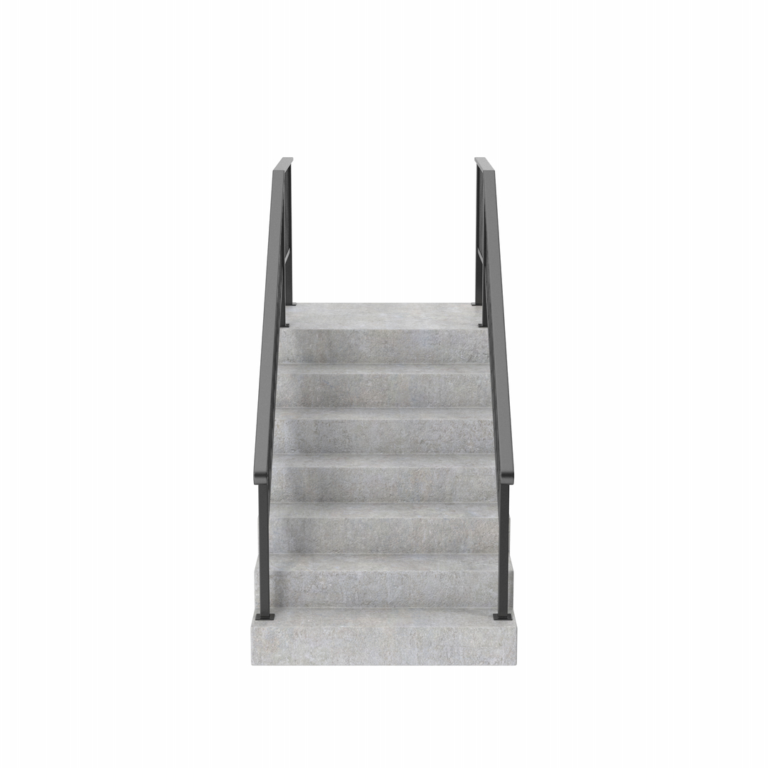Stair Railing Model - TurboSquid 2249441