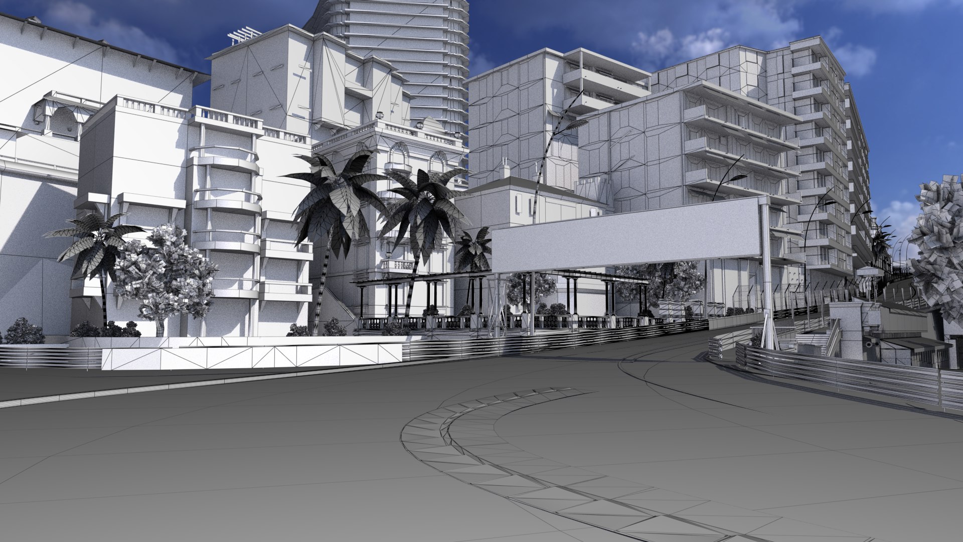 F1 Monaco Track 3D Model - TurboSquid 2275216