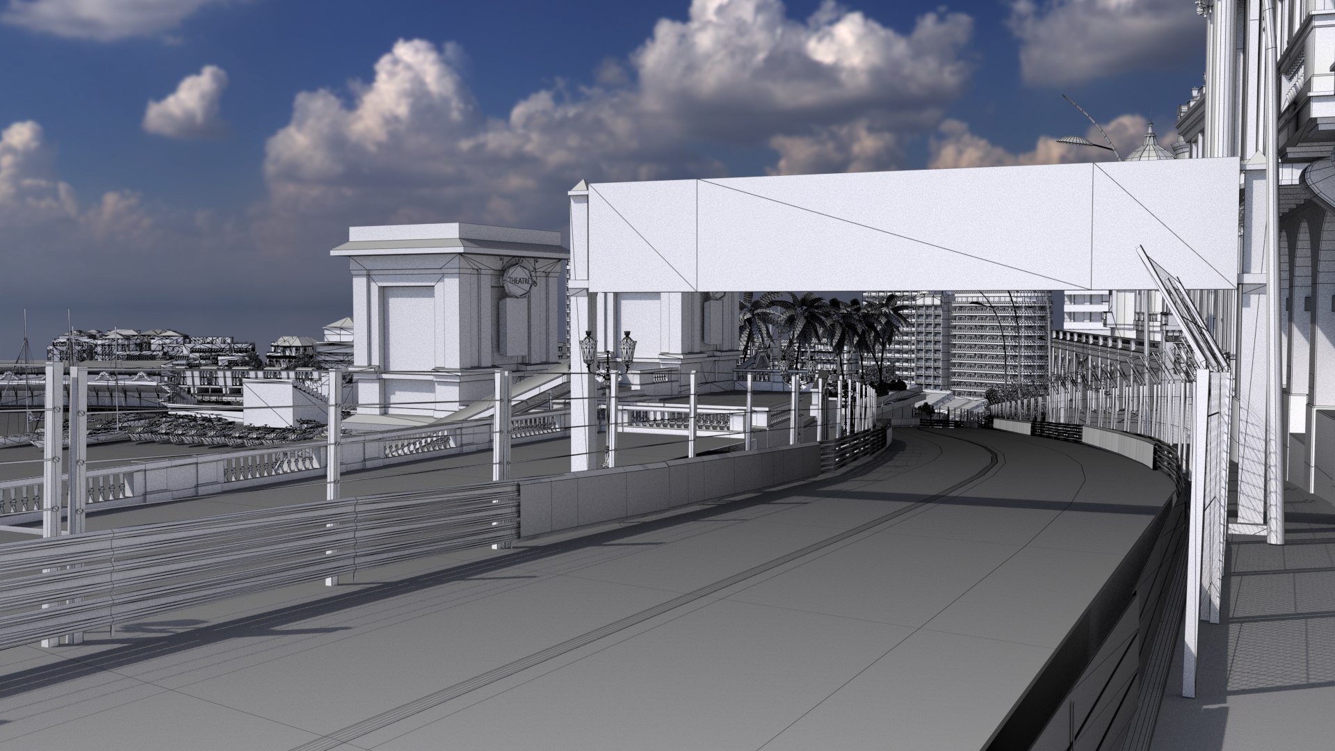 F1 Monaco Track 3D Model - TurboSquid 2275216