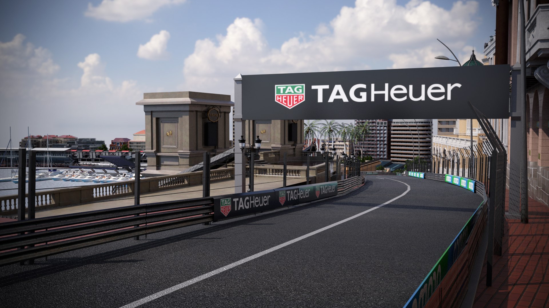 F1 Monaco Track 3D Model - TurboSquid 2275216