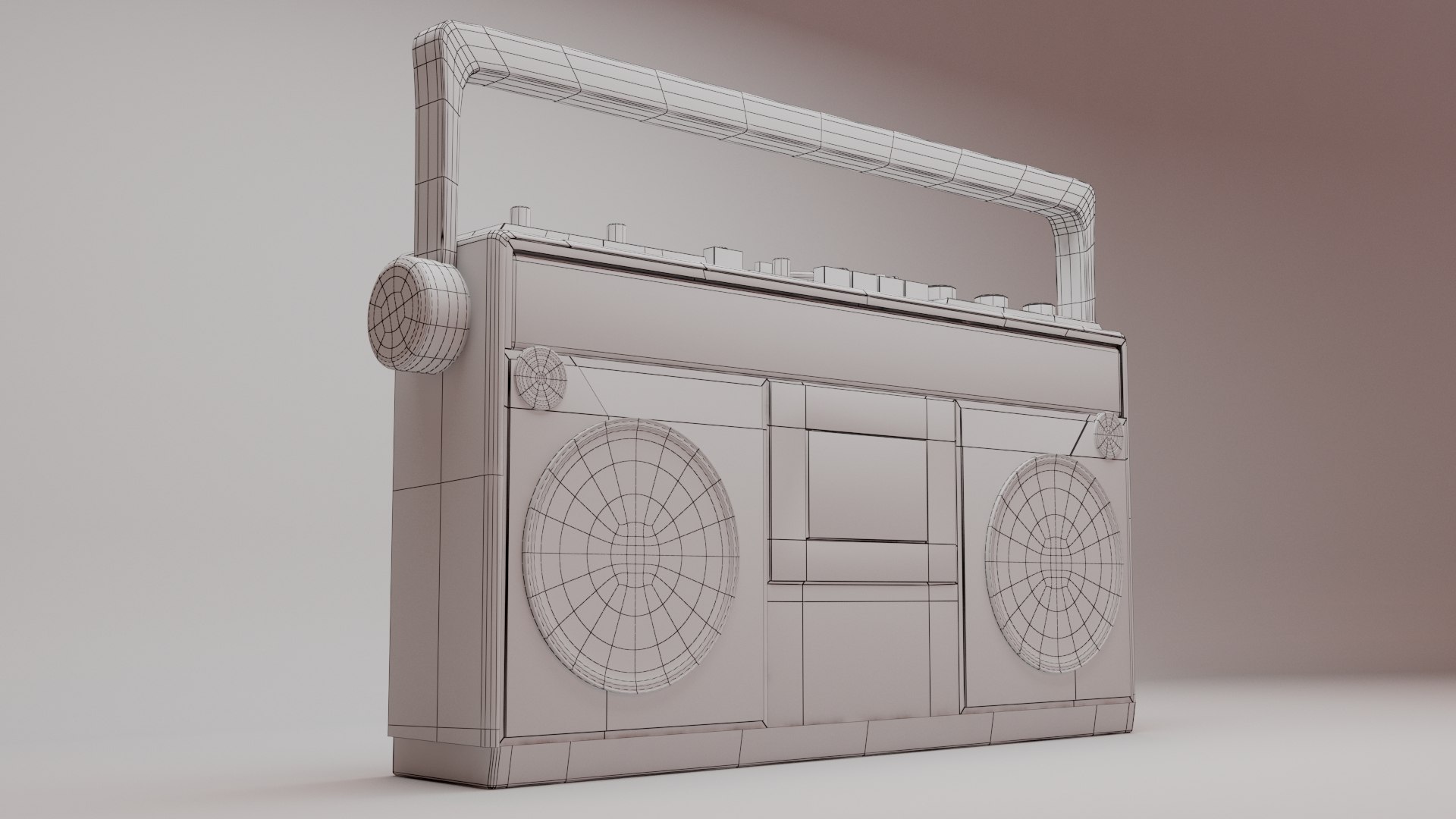3D Casette Player, BoomBox - TurboSquid 1862839