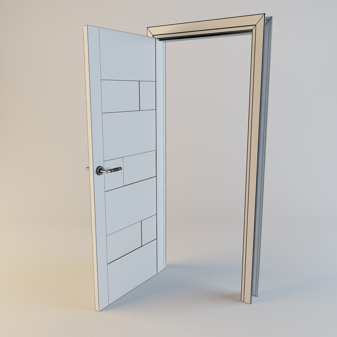 3d Door Model