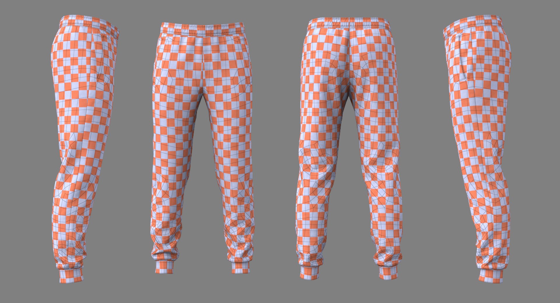 3D realistic sweatpants pbr 01 - TurboSquid 1377416