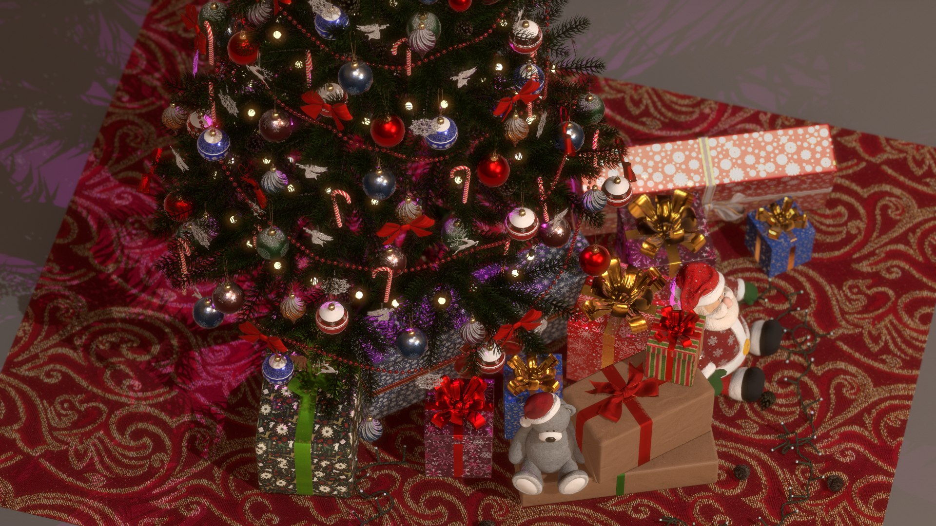 Xmas Tree Collection Vol 1 3D model - TurboSquid 2145104