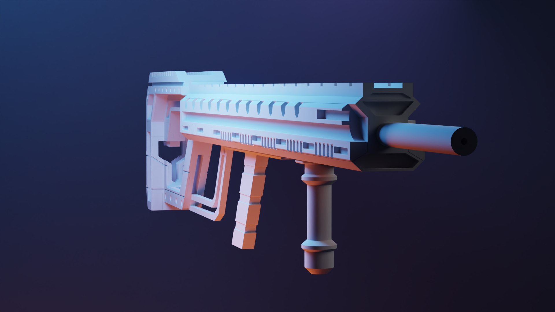 Sci Fi Rifle 3D Model - TurboSquid 2001140