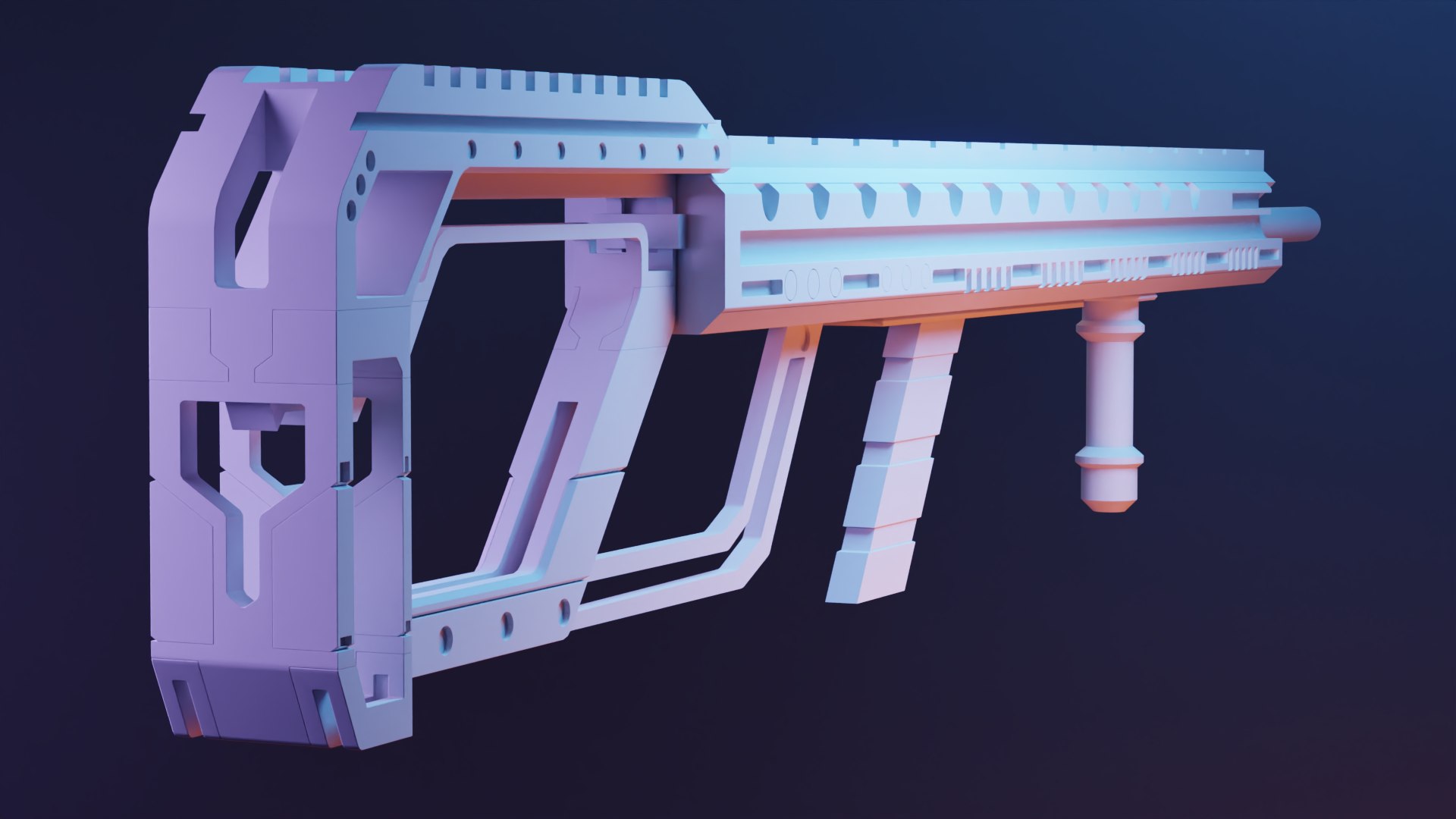 Sci Fi Rifle 3D Model - TurboSquid 2001140