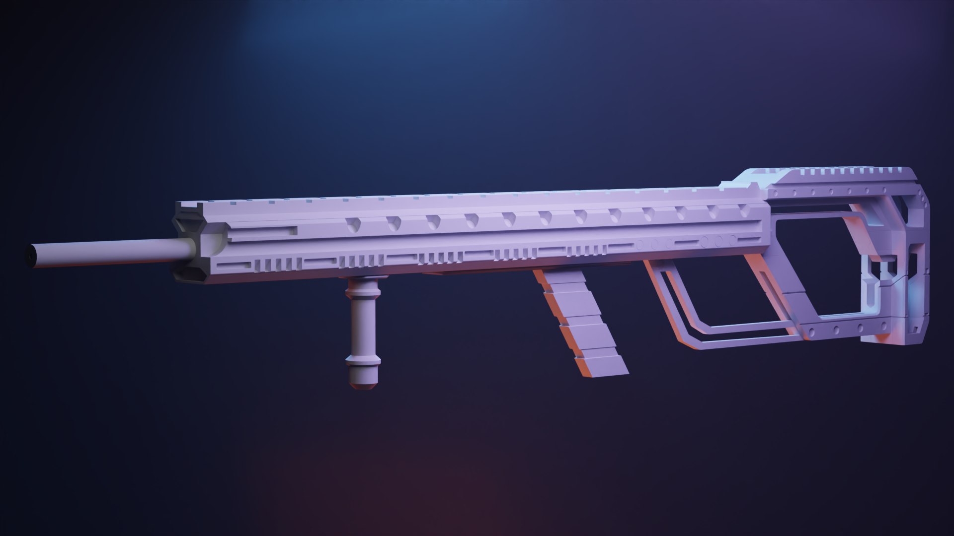 Sci Fi Rifle 3D Model - TurboSquid 2001140