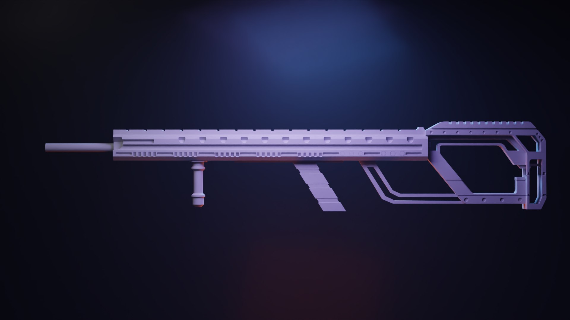 Sci Fi Rifle 3D Model - TurboSquid 2001140