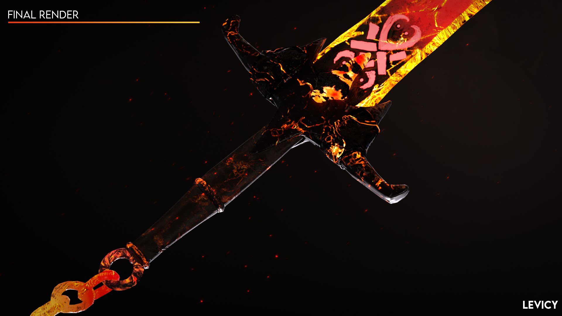 3D Lava Sword Model - TurboSquid 2036168