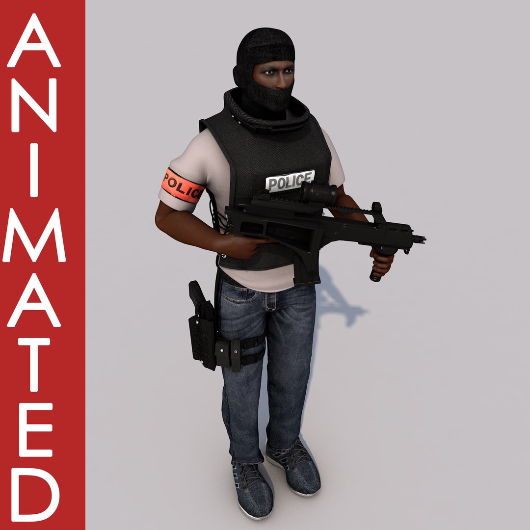 Bri Officer 3D Model - TurboSquid 1272166