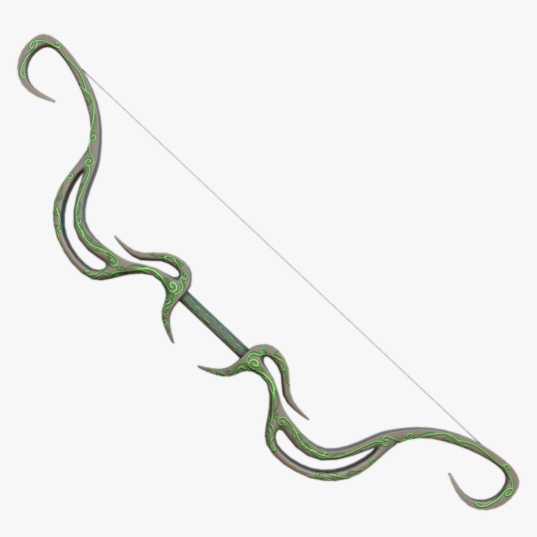3D Fantasy Bow Model - TurboSquid 2387045