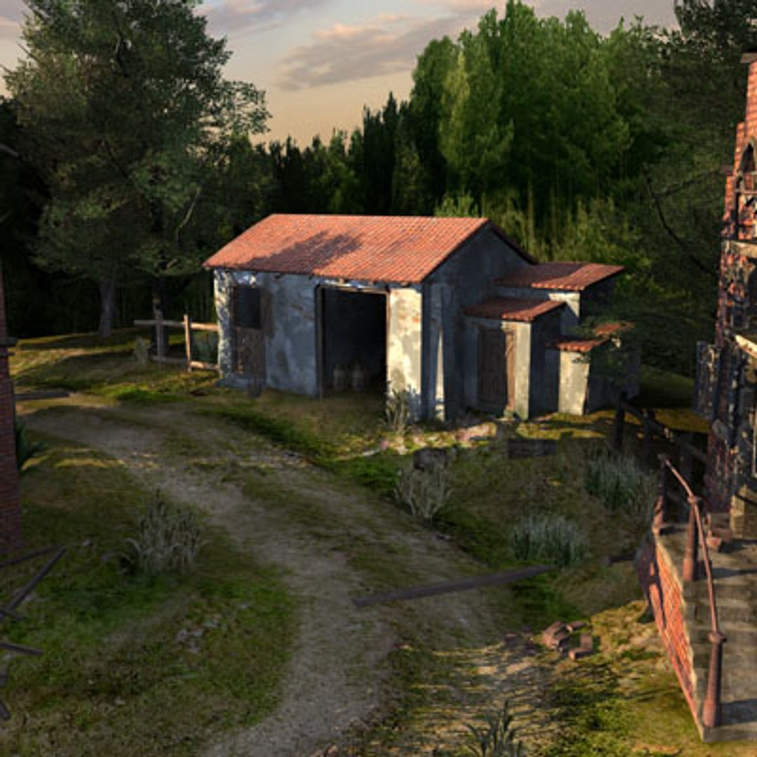 3d Destroyed Level Model
