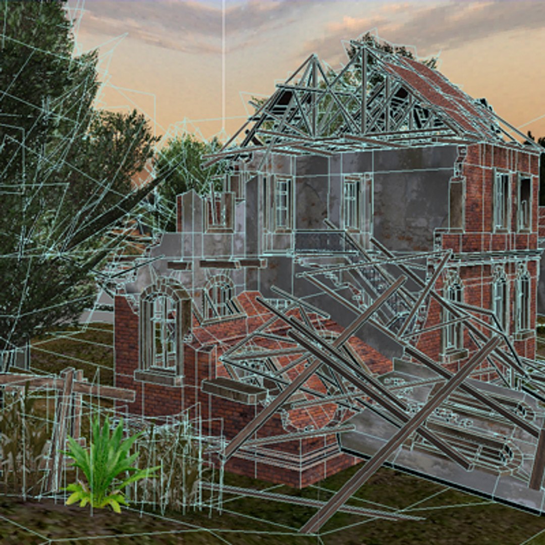 3d Destroyed Level Model