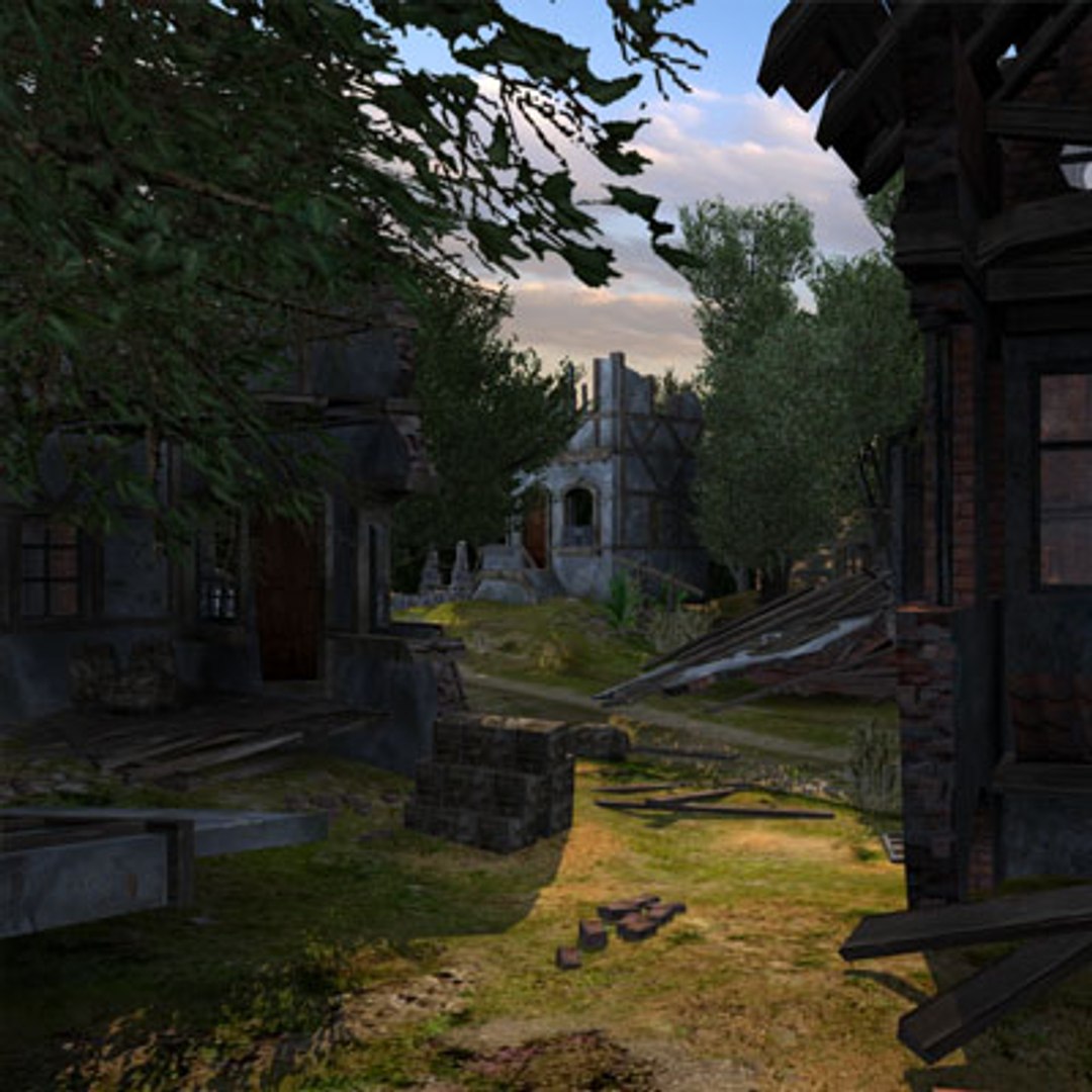 3d Destroyed Level Model