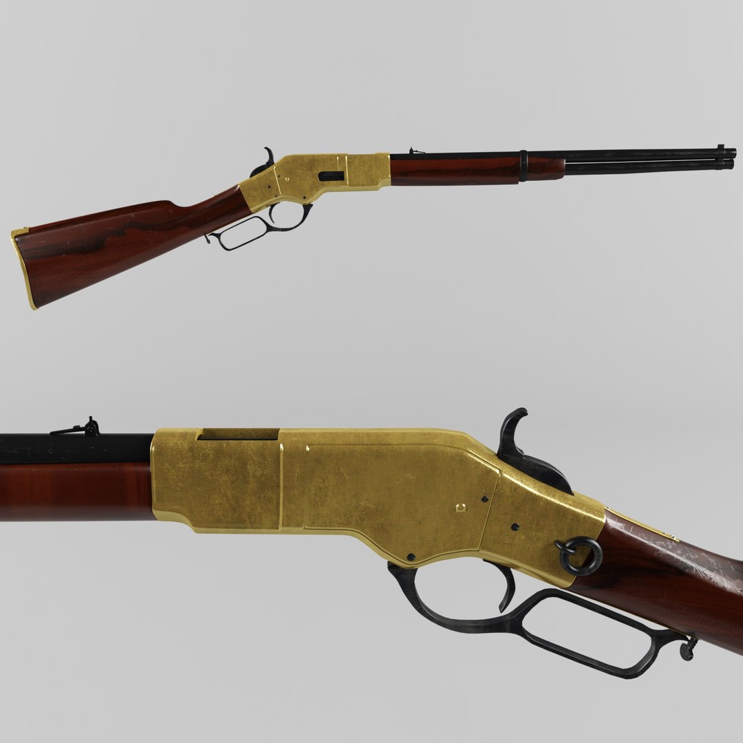 3d Model Winchester 1866 Yellow Boy