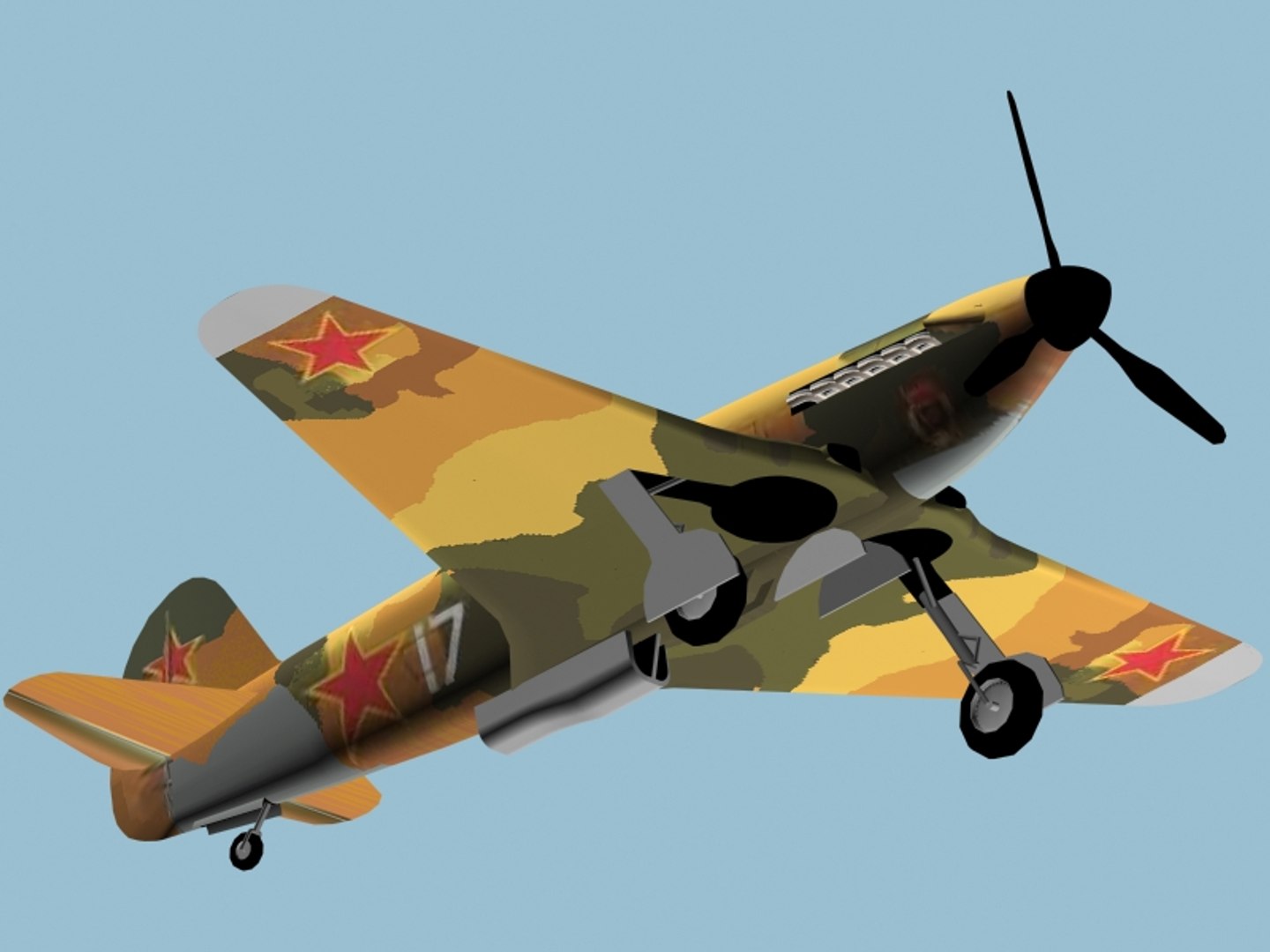 3d Yakovlev Fighter