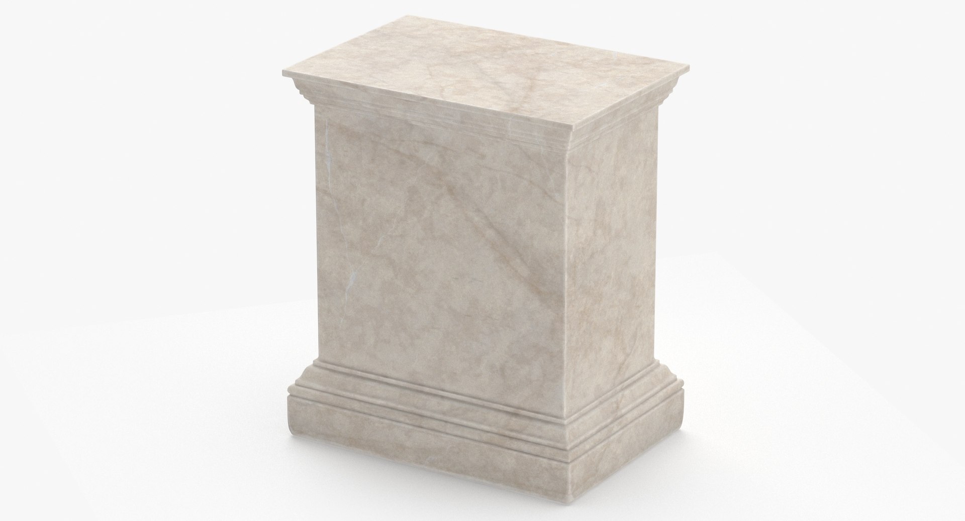 3D Roman Statue Pedestal 03 Model - TurboSquid 2159003